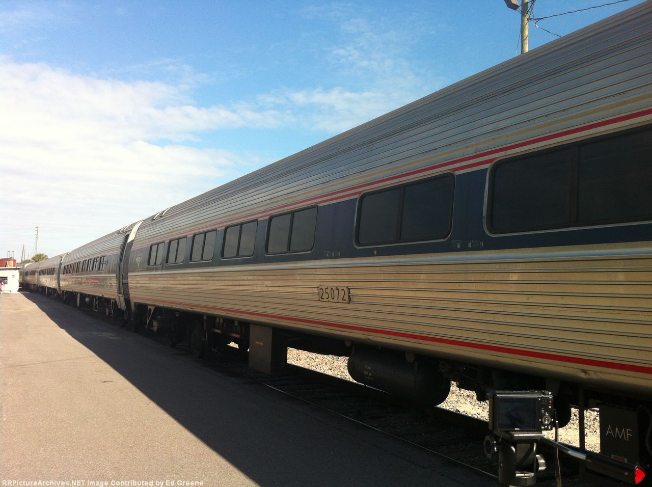 Union Station Tampa Amtrak 91 The Silver Star Arriving Backwards